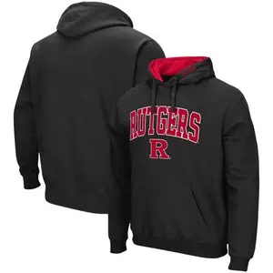 COLOSSEUM Rutgers Scarlet Knights Arch & Logo 3.0 Hoodie - Black