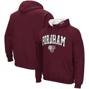 COLOSSEUM Fordham Rams Arch And Logo Pullover Hoodie - Maroon