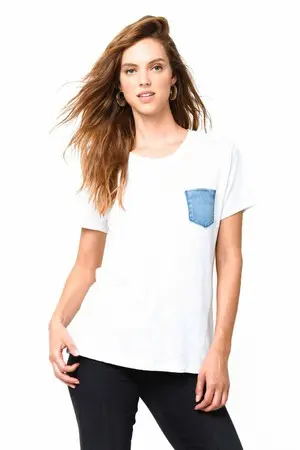 SIWY Eva Linen Tee With Pocket