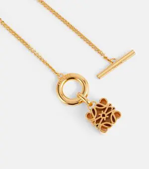 Loewe Anagram 24kt-plated Sterling Silver Necklace