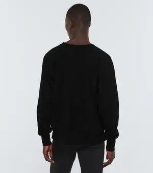LES TIEN Cotton Fleece Sweatshirt