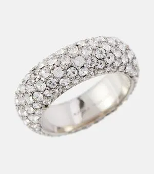 Amina Muaddi Cameron Crystal Ring