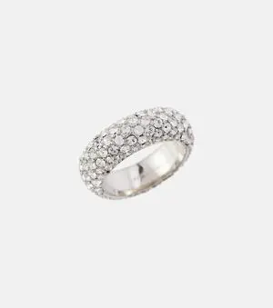 Amina Muaddi Cameron Crystal Ring