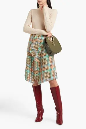 MISSONI Crochetknit Wool Turtleneck Sweater