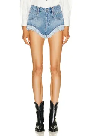 Isabel Marant Raw Edge Hem Shorts For Women