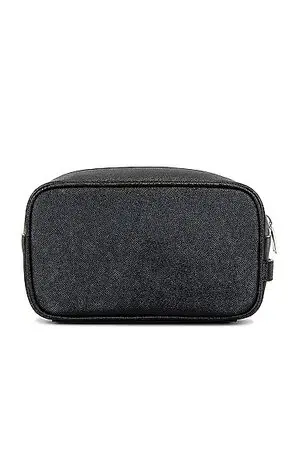 Saint Laurent Small Grooming Case In Black