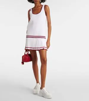 ROGER VIVIER Viv' Skate Leather Sneakers - White