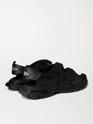 Balenciaga Track Neoprene And Rubber Sandals