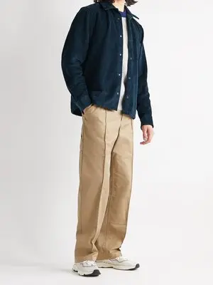 Acne Studios Denver Cotton-Blend Corduroy Overshirt In Blue - 30