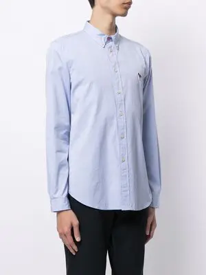 Paul Smith Zebra Patch Cotton Shirt