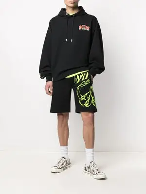 Gcds Graffiti Print Track Shorts