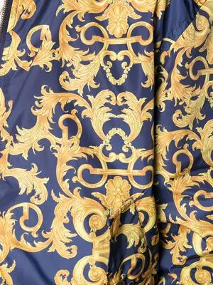 Versace Baroque Print Reversible Bomber Jacket
