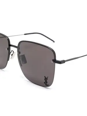 Saint Laurent Cassandre-plaque Sunglasses