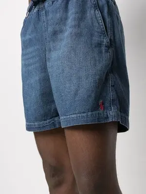 Polo Ralph Lauren Logo-embroidered Denim Shorts