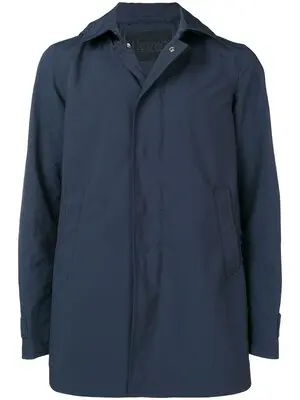 Herno Hooded Lightweight Jacket - Blue