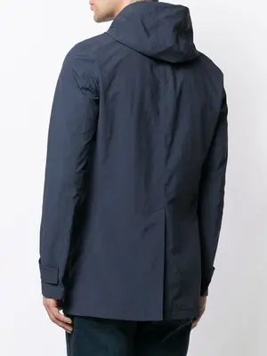 Herno Hooded Lightweight Jacket - Blue