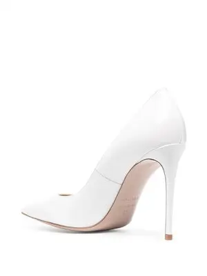 LE SILLA Eva 110mm Pointed-toe Pumps - White