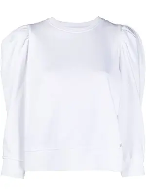 Karl Lagerfeld Puff Sleeves Sweatshirt