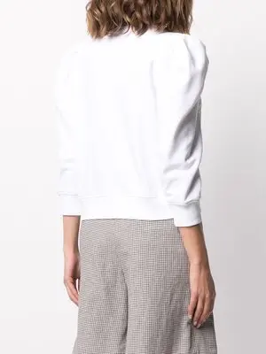 Karl Lagerfeld Puff Sleeves Sweatshirt