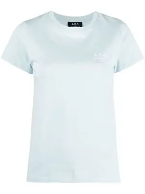 A.p.c. Denise Embroidered Logo T-shirt