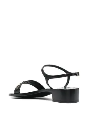 FERRAGAMO Tiny Vara Bow Appliqué Trim Sandals