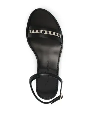 FERRAGAMO Tiny Vara Bow Appliqué Trim Sandals