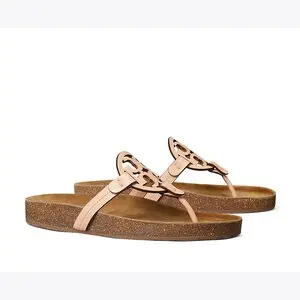 Tory Burch Tory Burch Miller Cloud Sandal Bright Peach / Natural