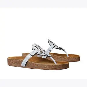 Tory Burch Tory Burch Miller Cloud Sandal Crisp Blue / Natural