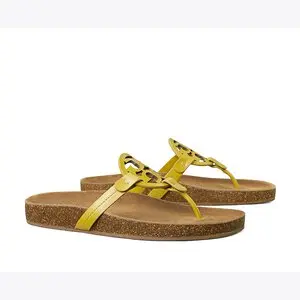 Tory Burch Tory Burch Miller Cloud Sandal Lemon Lime / Natural