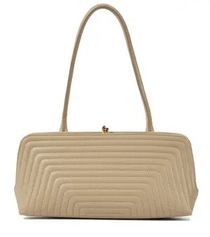 JIL SANDER Small Quilted Leather Shoulder Bag