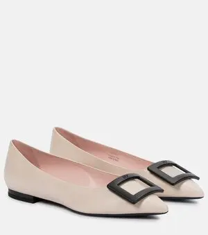 Roger Vivier Logo Flats For Women