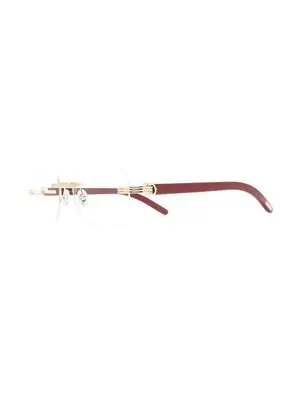 Cartier Rimless Square-frame Glasses