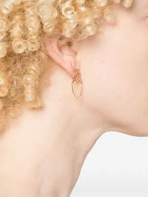 Fernando Jorge 18kt Rose Diamond Fluid Earrings
