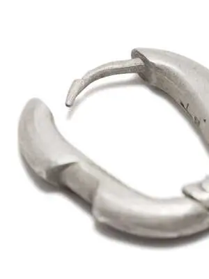 PARTS OF FOUR Deco Matte Single Earring - Silver