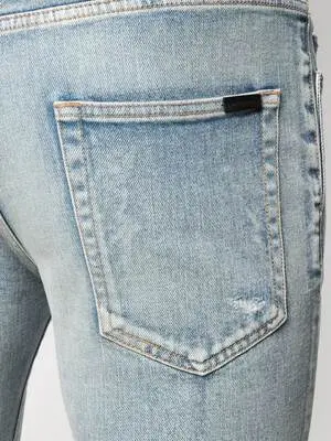 Saint Laurent Ripped Skinny Jeans