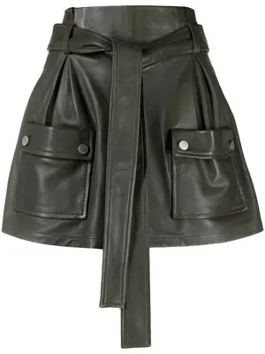 Red Valentino Tie Detailed Shorts For Women