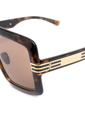 Gucci Oversize-frame Tinted Sunglasses