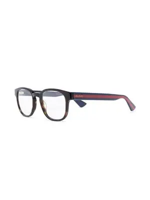 Gucci Tortoiseshell Round Frame Glasses