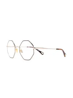 Chloé Octagonal-frame Eyeglasses - Gold