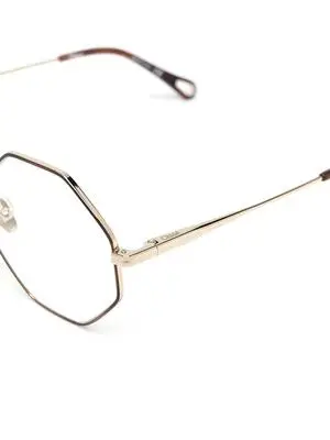 Chloé Octagonal-frame Eyeglasses - Gold