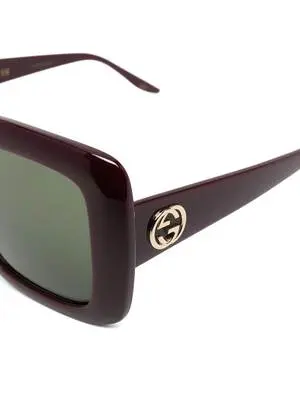 Gucci Interlocking G Square-frame Sunglasses