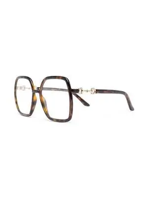 Gucci Horsebit-detail Oversized Glasses