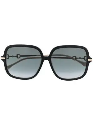 Gucci Horsebit Square Frame Sunglasses