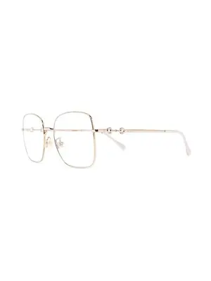 Gucci Horsebit Wire-frame Glasses