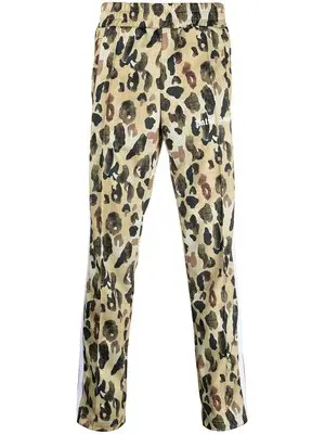 Palm Angels Camouflage Print Track Pants - Yellow