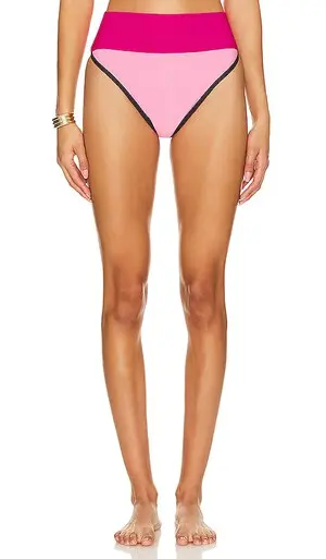Beach Riot Emmy Bikini Bottom Amour Colorblock