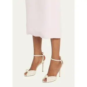 JIMMY CHOO Sacora Faux Pearl Sandals