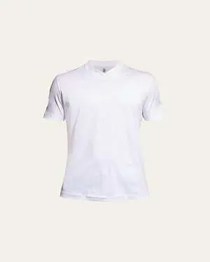 Brunello Cucinelli Basic-fit V-neck T-shirt - White