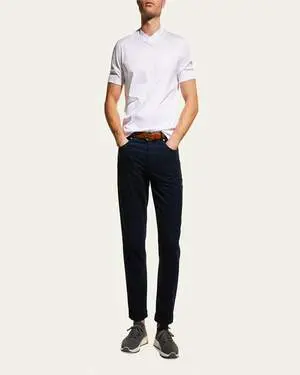 Brunello Cucinelli Basic-fit V-neck T-shirt - White