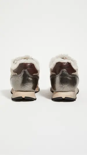 VOILE BLANCHE Julia Shearling Trainers